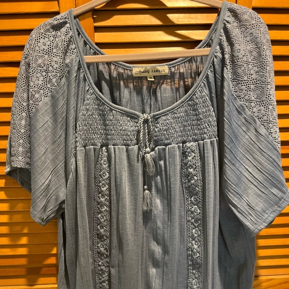Ava & Grace | Tops | 93 Womens Absolutely Famous 3x Detailed Top | Poshmark